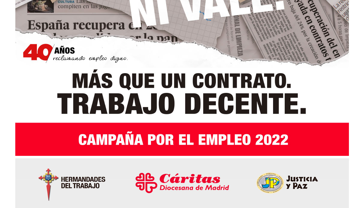 Campaña-por-el-empleo-2022 - Hermandades del Trabajo - Centro de Madrid